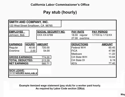 Editable Pay Stub Template Pdf Blank Pay Stubs Template (6)